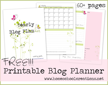 Blog Planner Printables ~ Organize Your Blog Planning