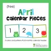 Easter Pocket Chart Calendar Pieces - FREE Printable
