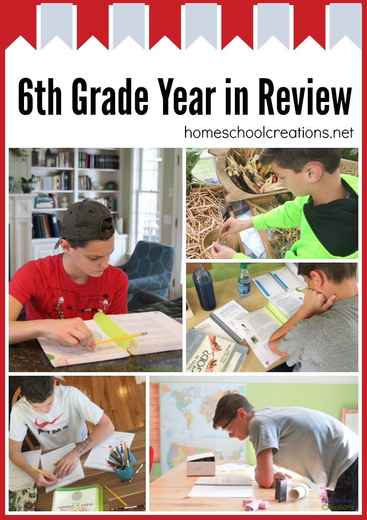6th Grade Year in Review - Homeschool Curriculum Choices