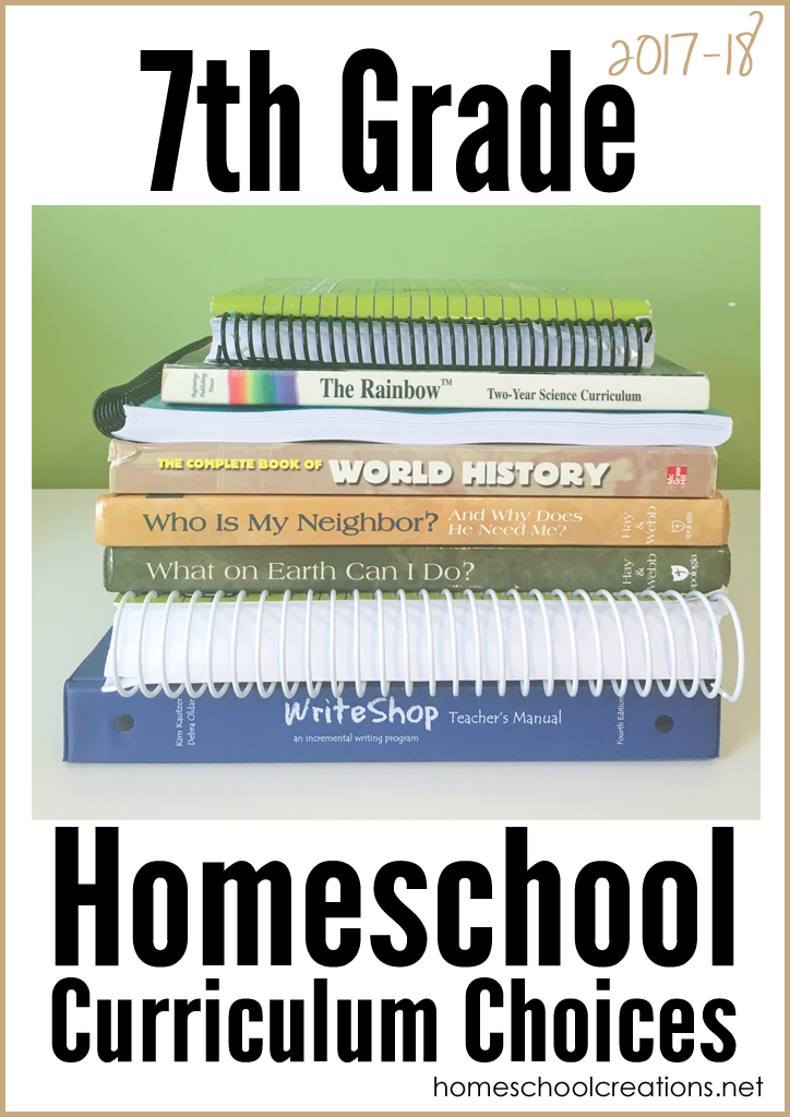7th Grade Homeschool Curriculum Choices 7th Grade Homeschool Curriculum Choices