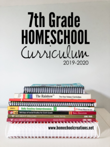 7th Grade Homeschool Curriculum