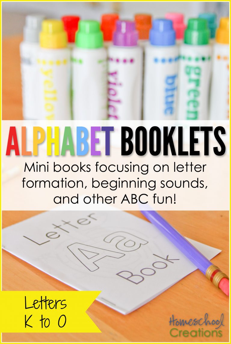 Alphabet Mini Booklets - Letters K to O (Free Printable)
