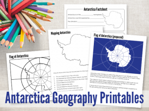 Antarctica Geography Printables - Free Printables