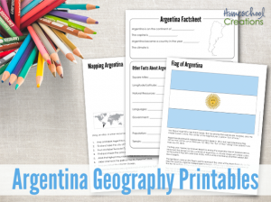 Argentina Geography Printables - Free Printable Download