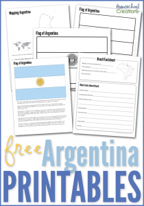 Argentina Geography Printables - Free Printable Download
