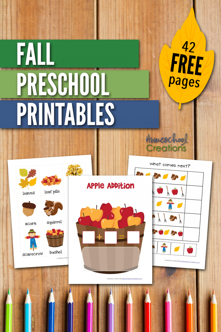 Fall Fun Learning Pack ~ Free Printables