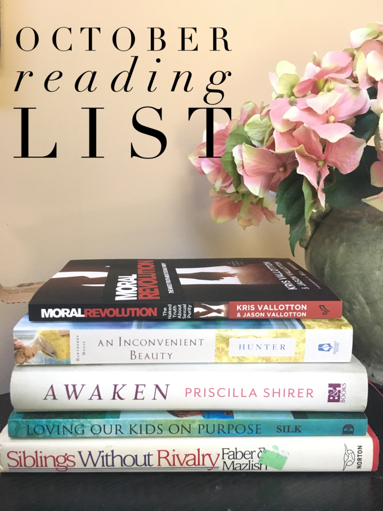 October Reading List (for Mom and Kids)