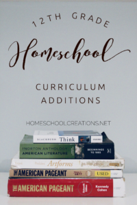 12th Grade Homeschool Curriculum UPDATES (2018-2019)