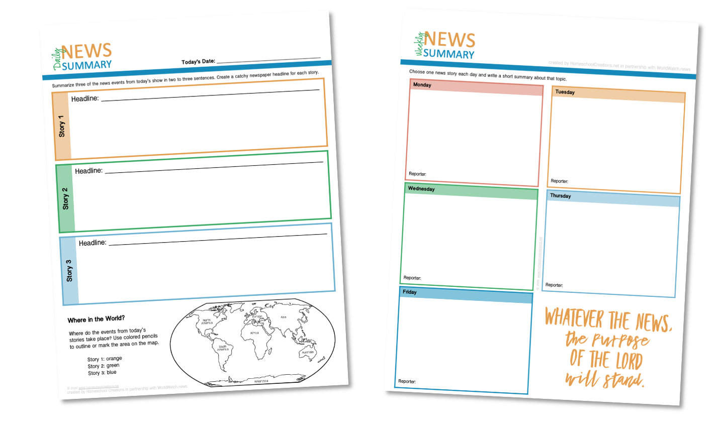 World Watch News - Current Events and News for Families