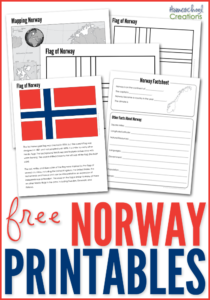 Norway Geography Printables - Free Educational Printable