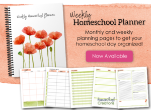 *NEW* Weekly Homeschool Planner