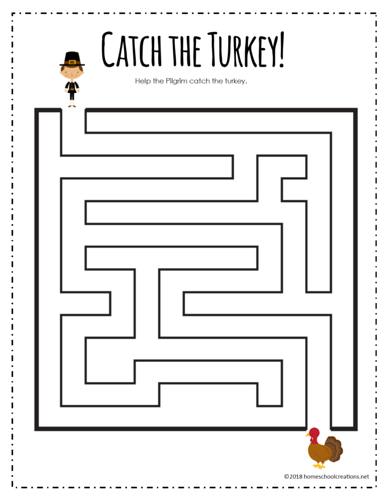 Thanksgiving Activity Pack - FREE Printables