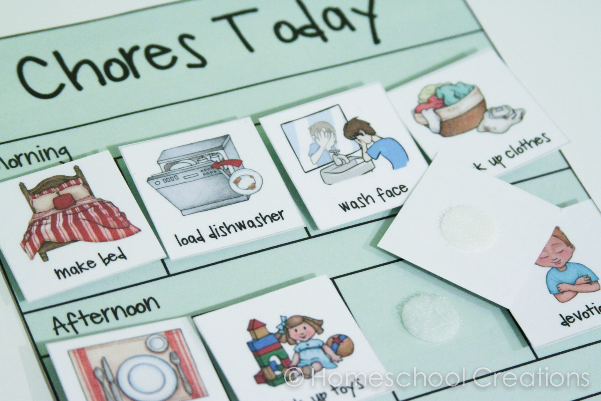 FREE Preschool Chore Charts - Subscriber Freebie
