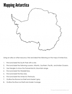 Antarctica Geography Printables - Free Printables