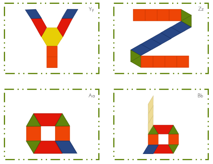 Pattern Block Mats and Cards - New Printables