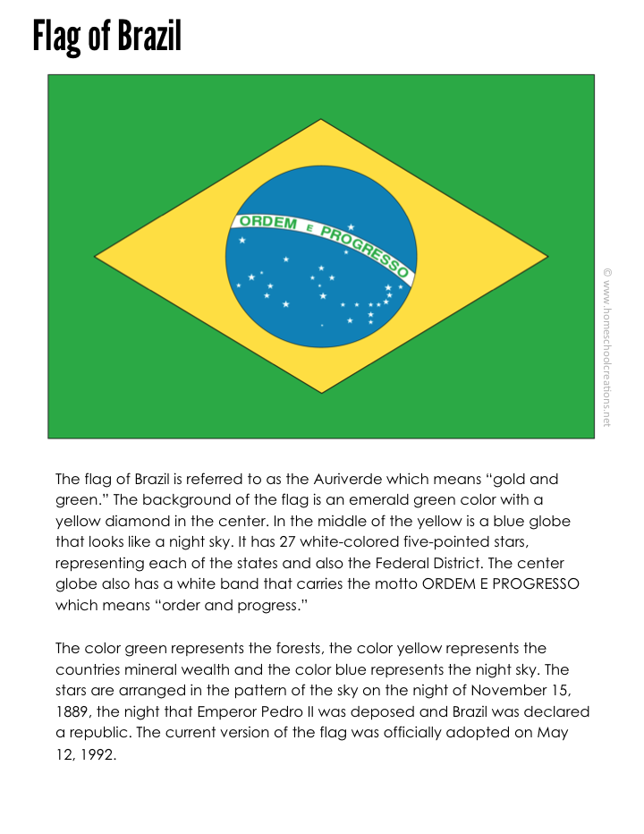 Brazil Geography Printables - FREE Printable Download