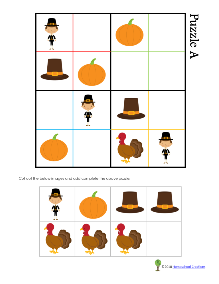 Thanksgiving Activity Pack - FREE Printables