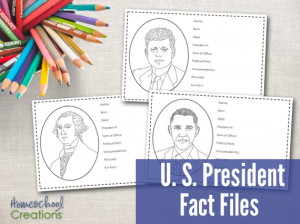 President Fact Files - Free Printable