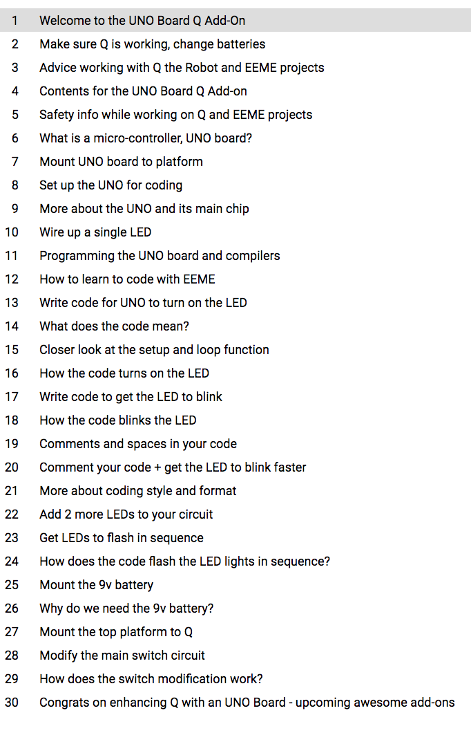 Learning about Coding with EEME's Uno Board