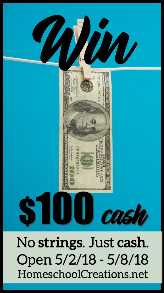 Win $100 Cash, Over $5,000 in Curriculum, AND Get FREE STUFF!