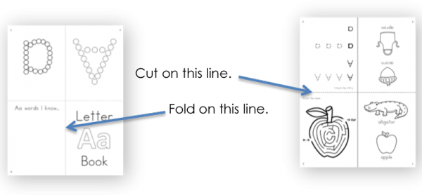 Alphabet Mini Booklets - Letters U to Z (Free Printable)