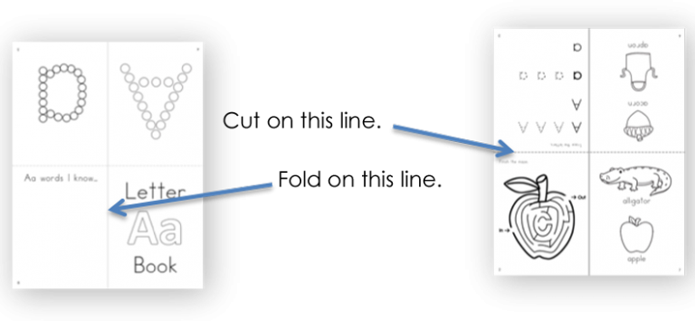 Alphabet Mini Booklets - Letters P to T (Free Printable)