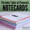 Periodic Table of Elements Cards - Free Printable